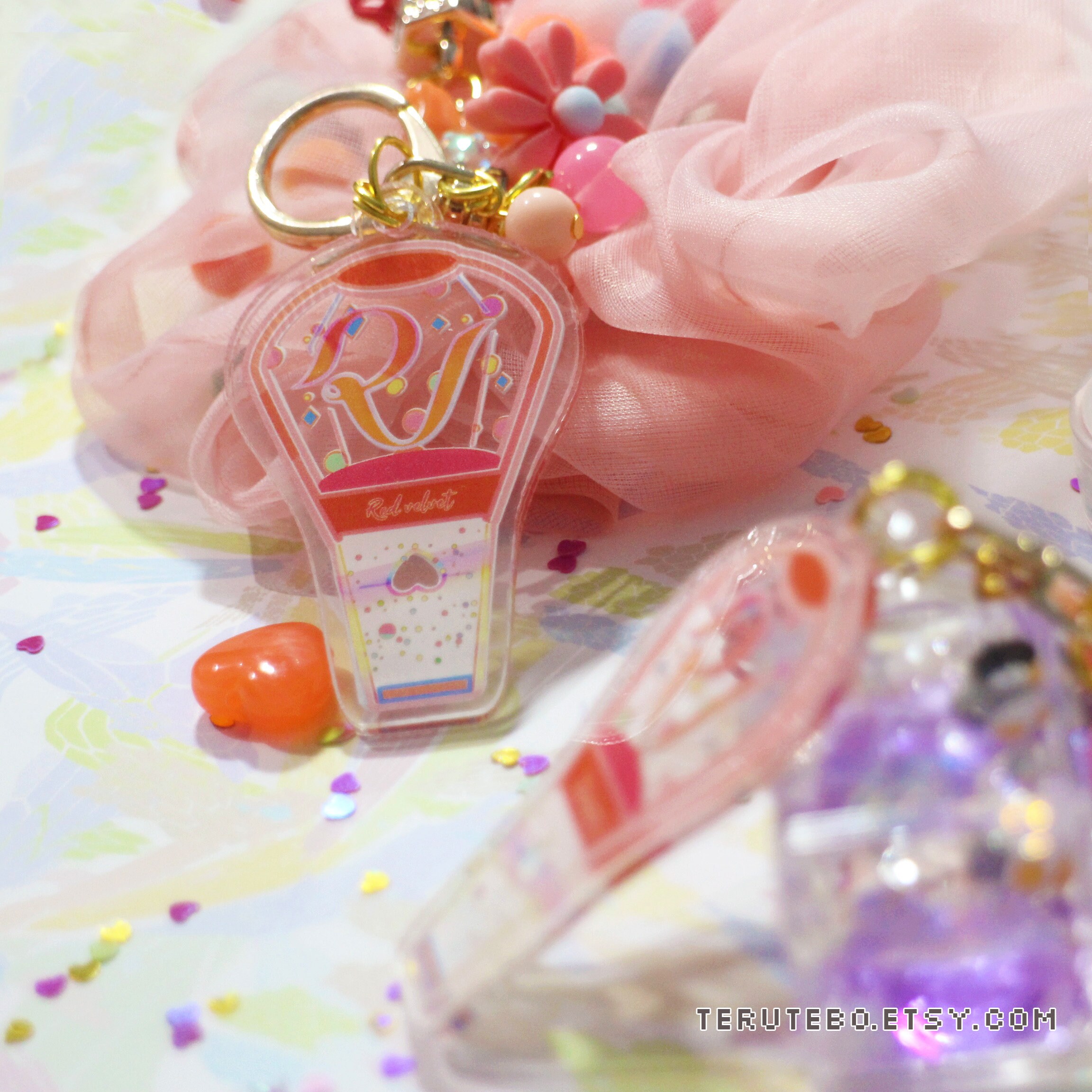 RED VELVET Keychain Red Velvet Light Stick Kpop | Etsy