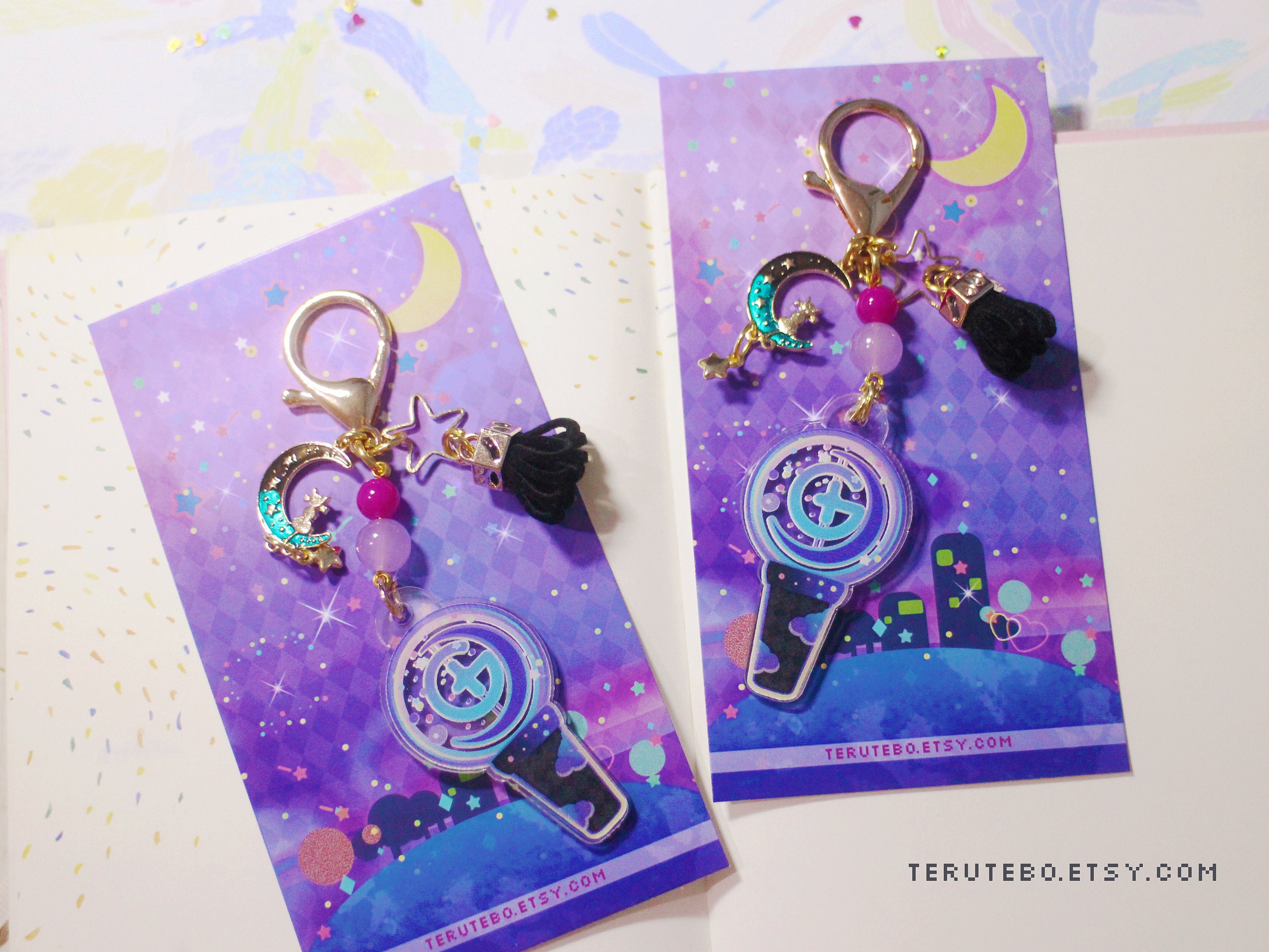 Gfriend Lightstick / G-friend Keychain | Etsy