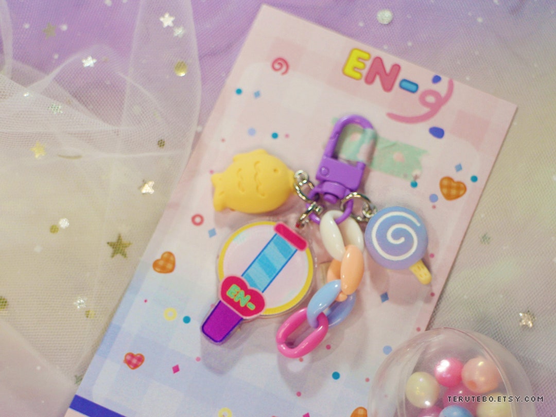 ENHYPEN Keychains / Enhypen Lightstick Phone Charm Concert - Etsy