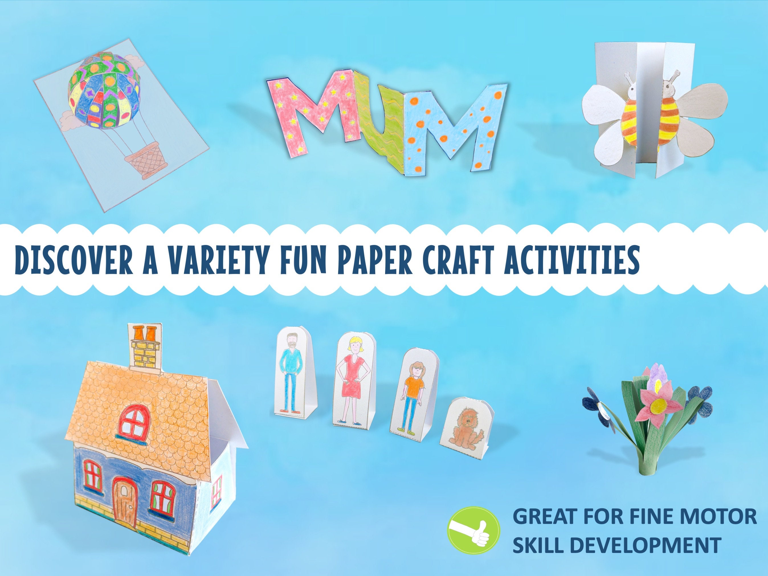 Pipity Travel Activity Book| Activity Book for Kids | Paper Craft ...