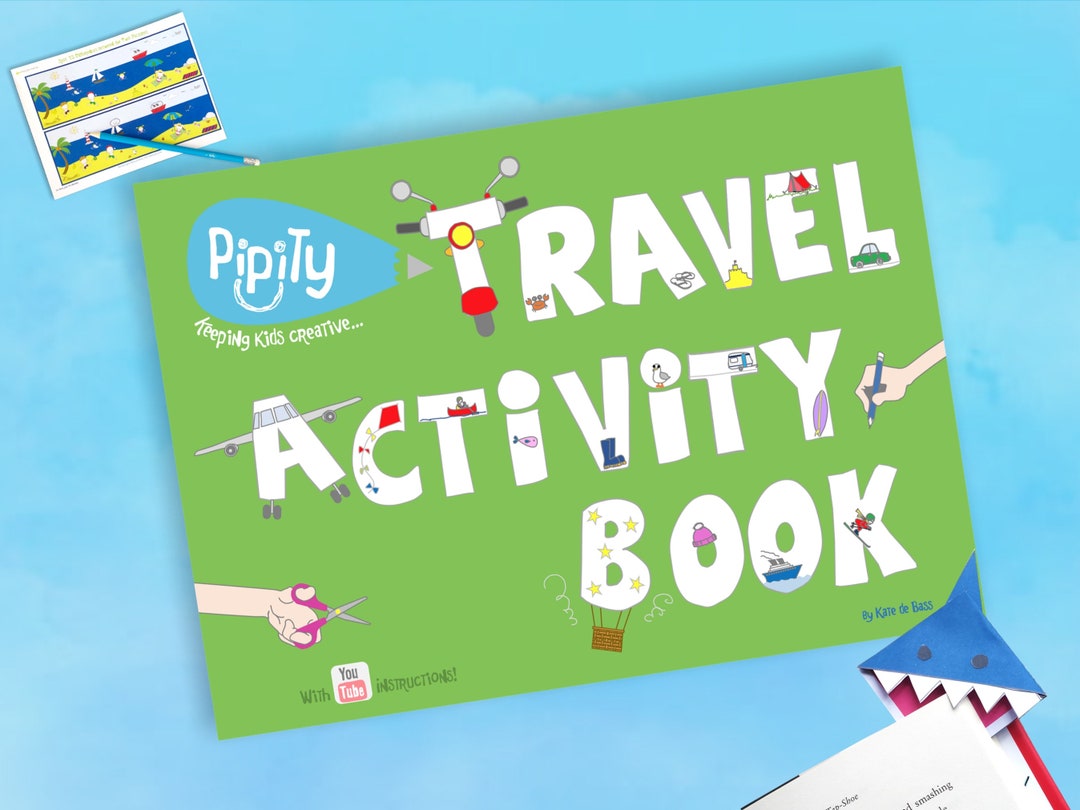 Pipity Travel Activity Book| Activity Book for Kids | Paper Craft ...