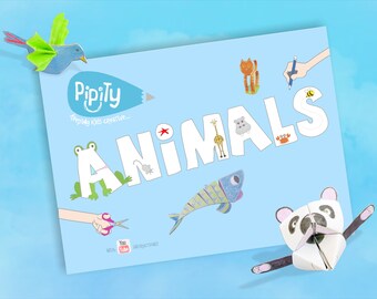 Pipity Travel Activity Book Activity Book for Kids Paper Craft ...