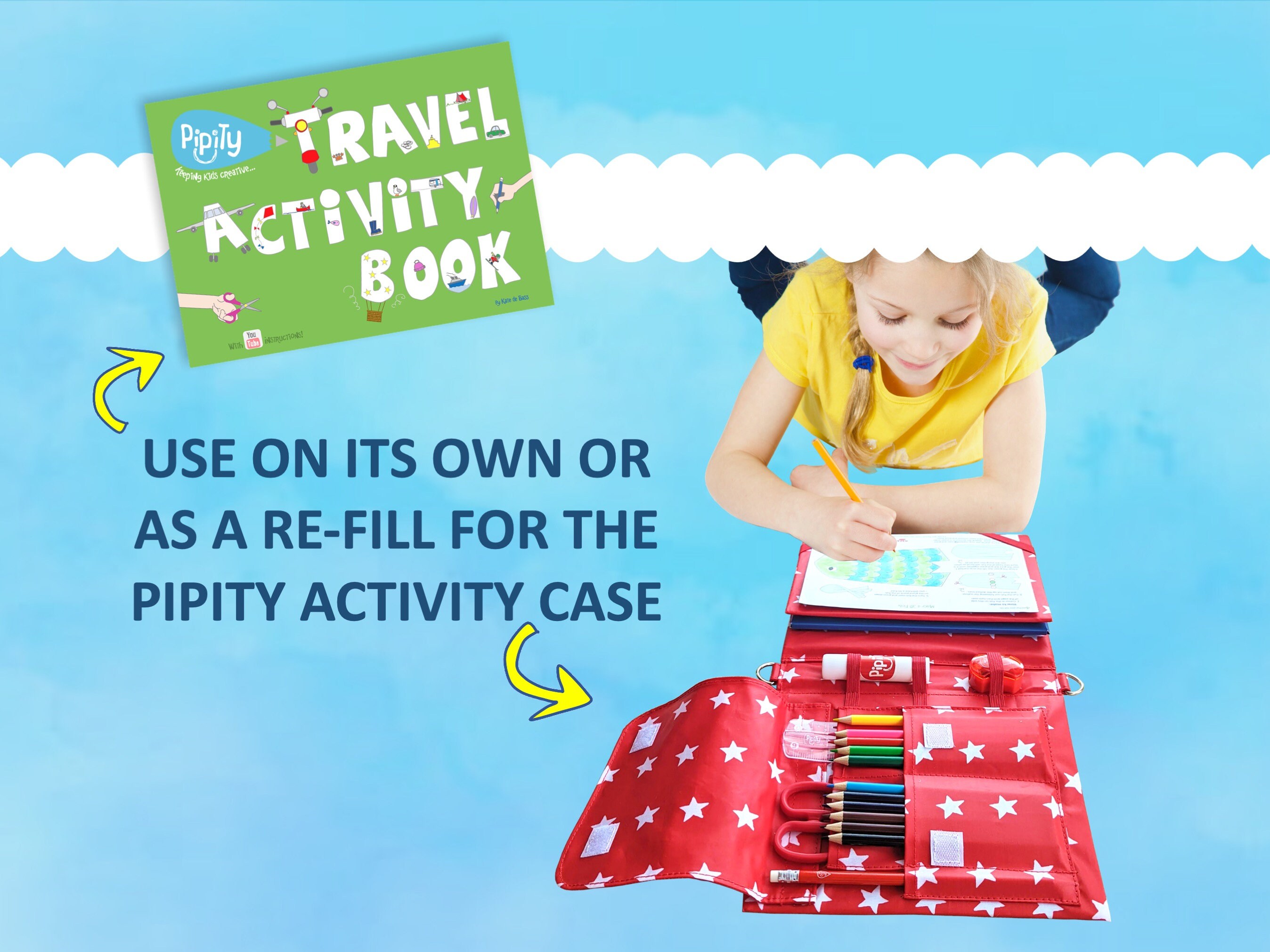 Pipity Travel Activity Book| Activity Book for Kids | Paper Craft ...