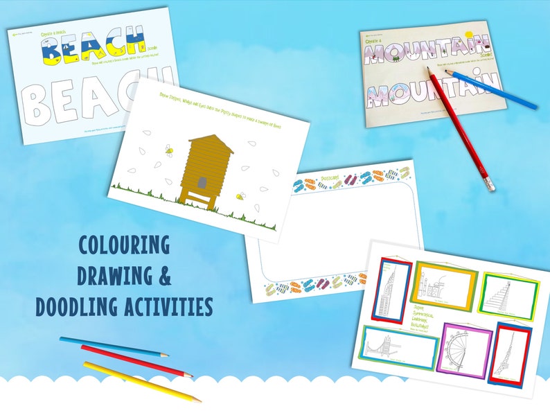 Pipity Travel Activity Book| Activity Book for Kids | Paper Craft ...
