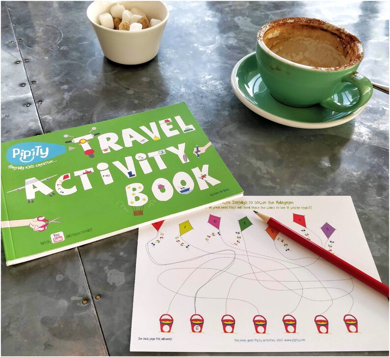 Pipity Travel Activity Book Activity Book for Kids Paper - Etsy UK