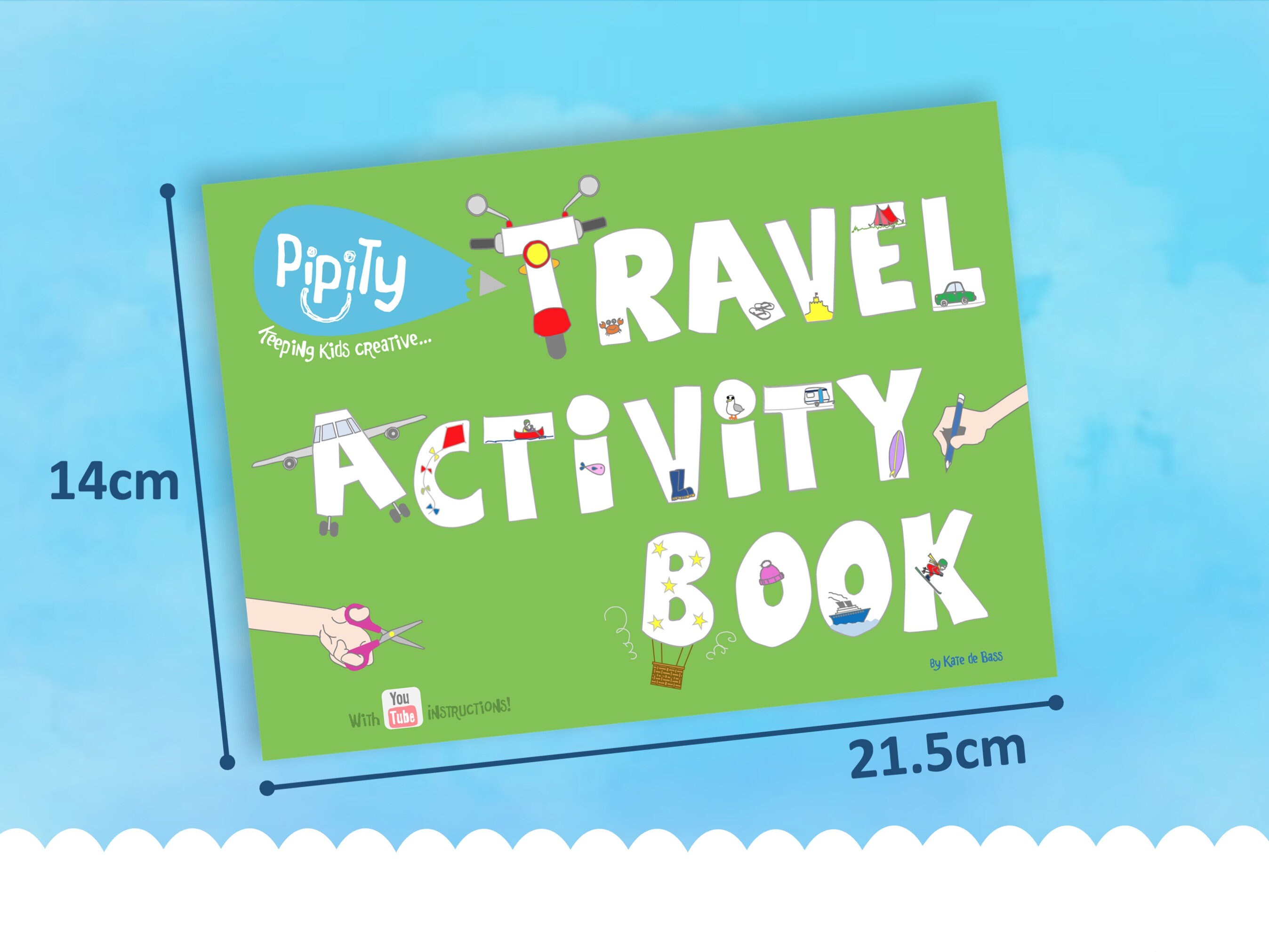 Pipity Travel Activity Book| Activity Book for Kids | Paper Craft ...