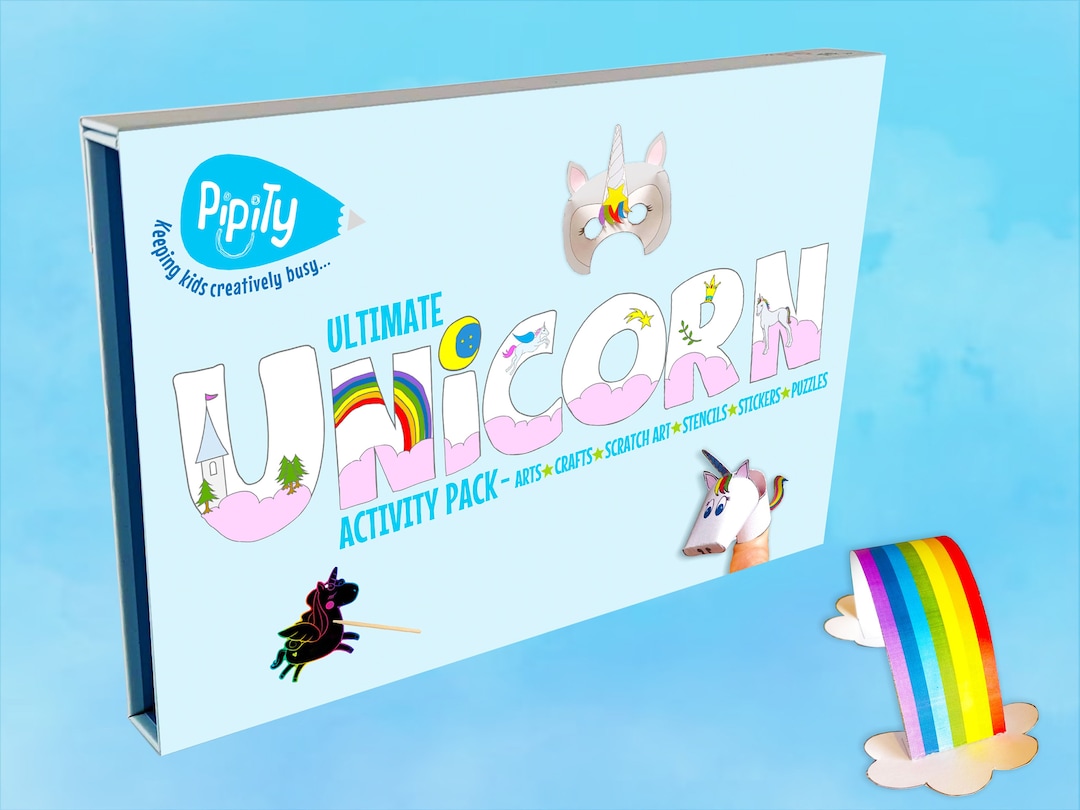 Pipity Unicorn Arts and Crafts Kit for Girls Age 6+: 50 Fun Kids ...