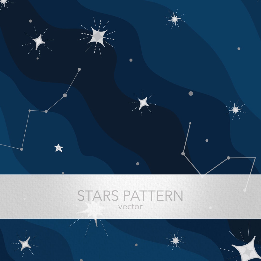 Space Star Pattern - Etsy