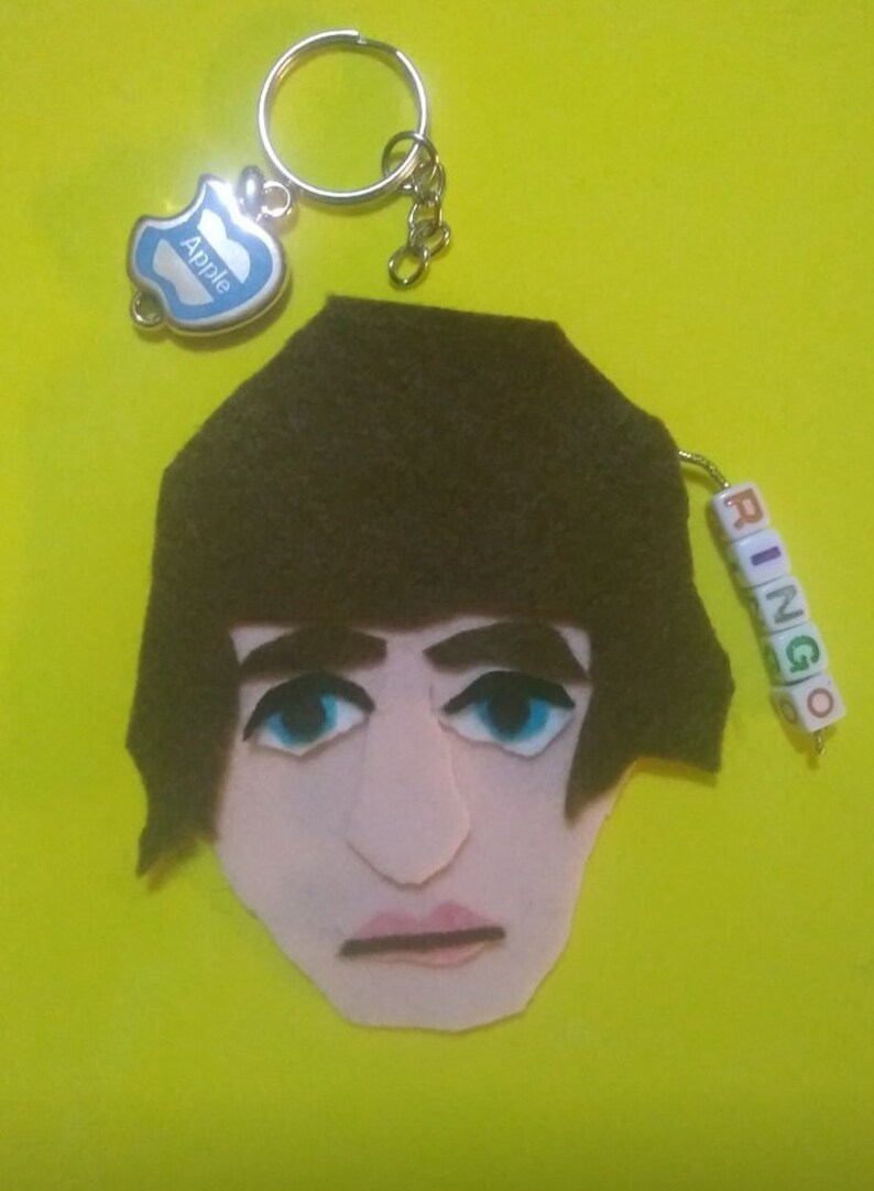 The Beatles, Ringo Unofficial Handmade, Handcrafted Keyring, Home / Car ...