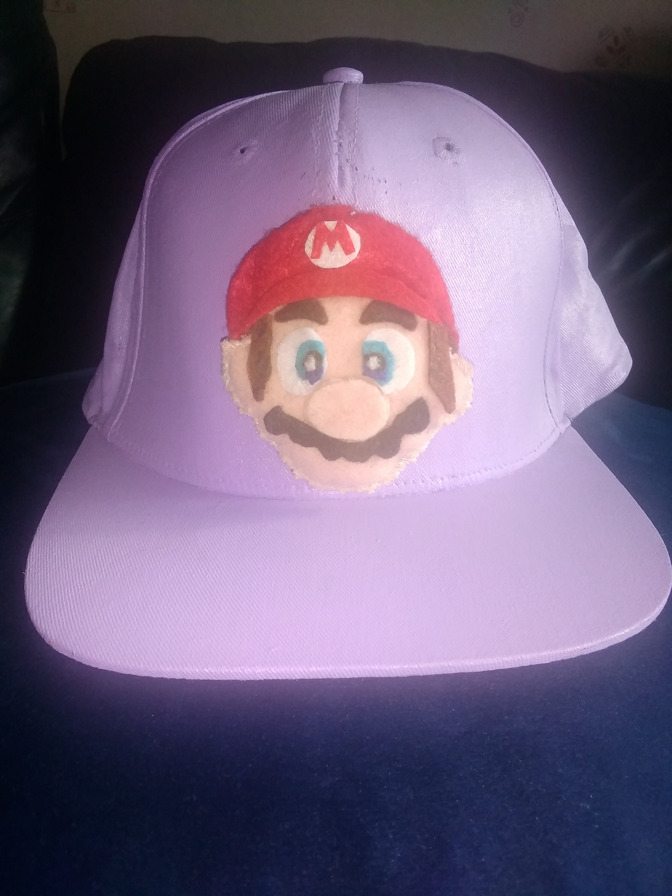 The Super Mario Brothers , Mario, Unofficial, Hand - Painted, Unisex ...