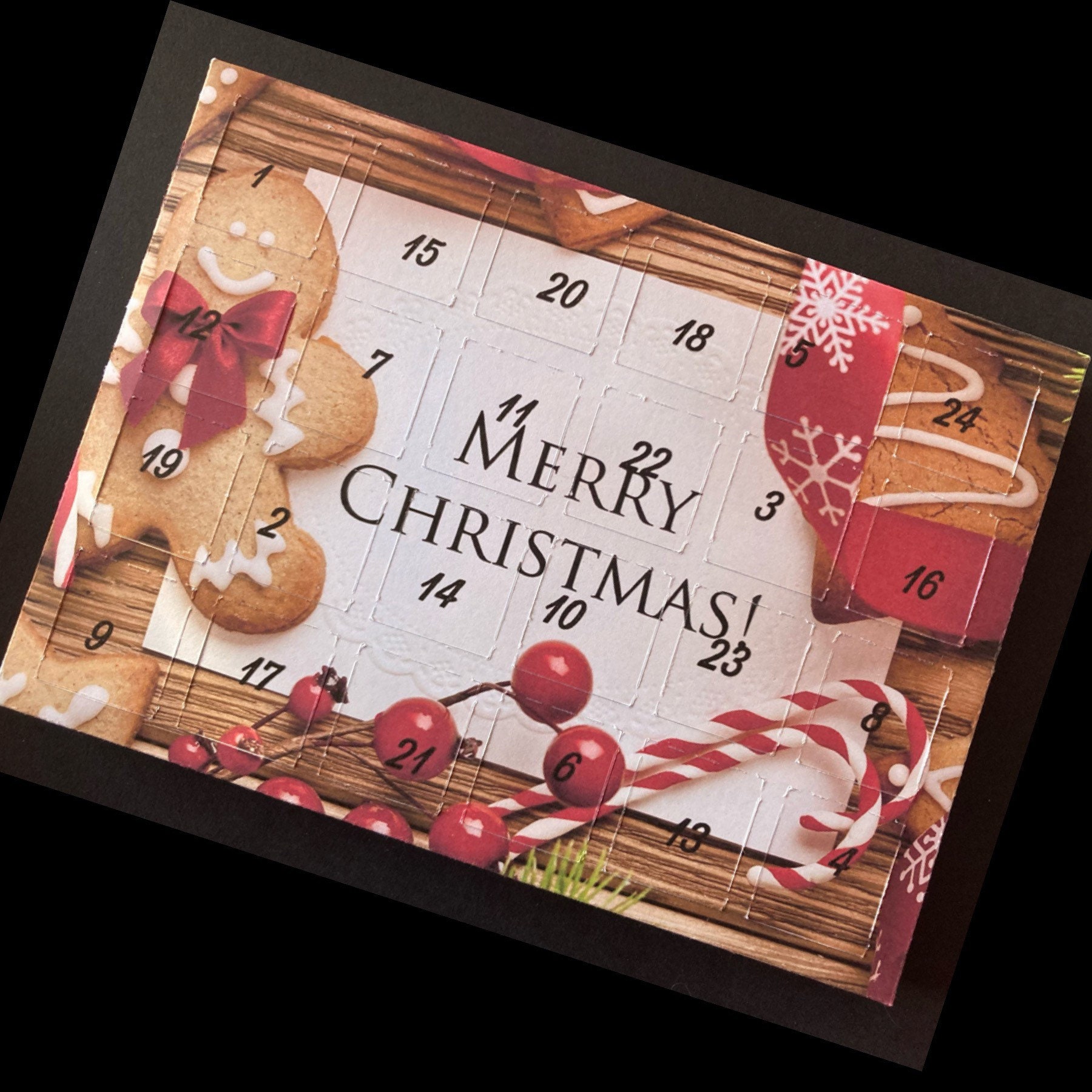 Christmas Advent Calendar 24 Day Box and Plastic Tray Advent - Etsy UK