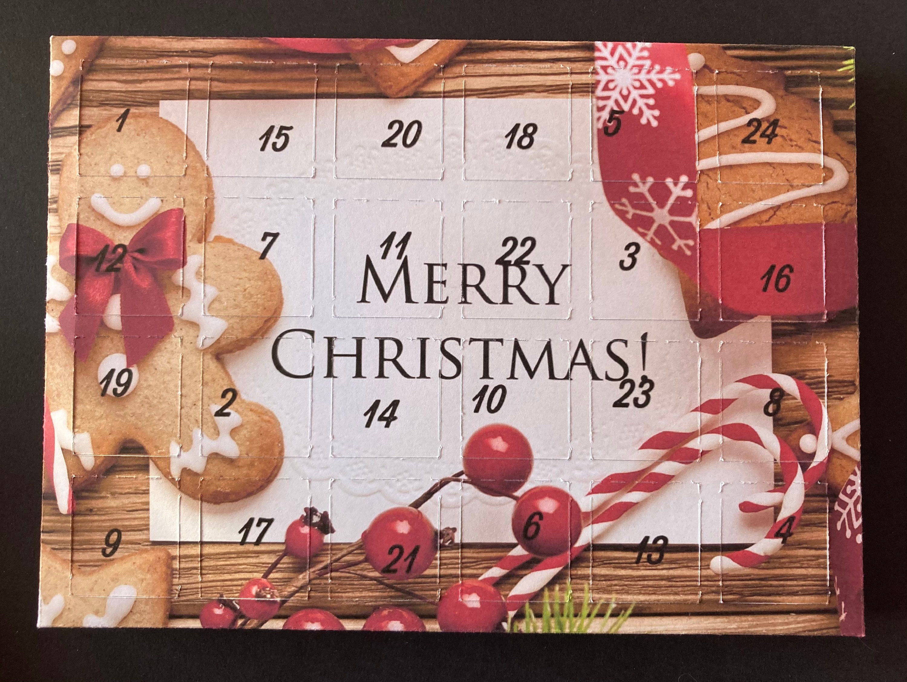 Christmas Advent Calendar 24 Day Box and Plastic Tray Advent - Etsy UK