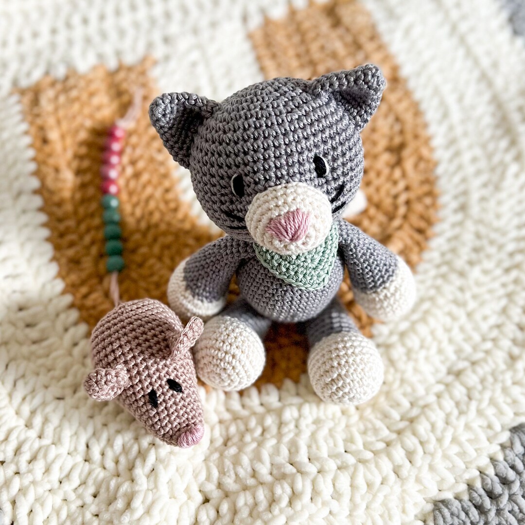 Crochet Pattern Cat & Mouse - Etsy