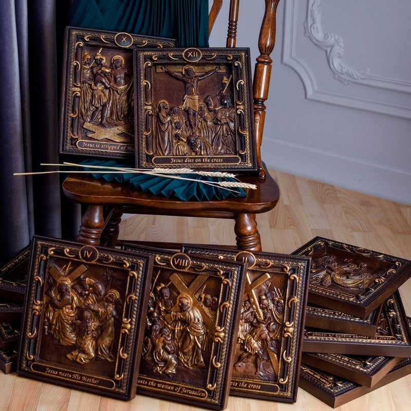 Wooden Golgotha Cross - Etsy UK