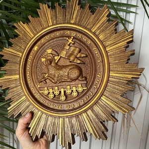Hand-carved Agnus Dei Wooden Sculpture: Lamb of God Wall Art - Etsy