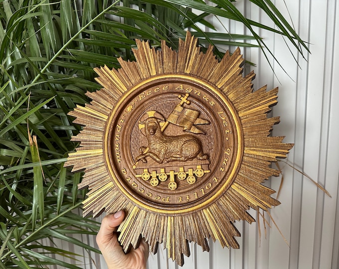 Lamb of God Garden Plaque, Agnus Dei, Wall Decor - Etsy