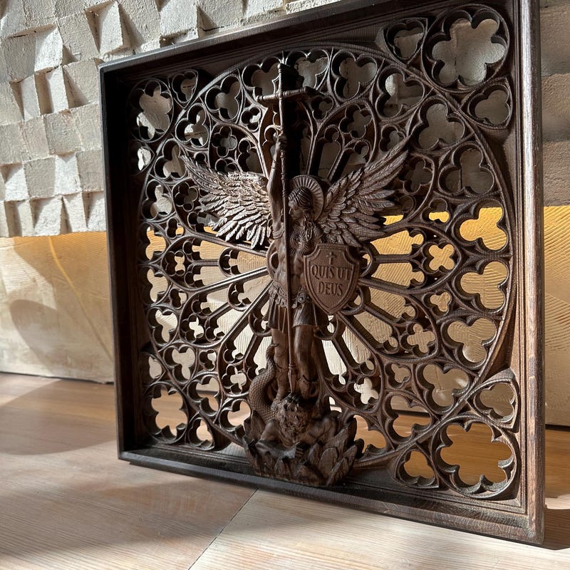 Archangel Michael Brooch - Etsy UK