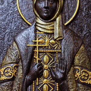 Saint Ukrainian Princess Olga Wood Carvings Orthodox Icon Saint Olga ...