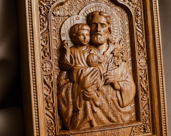 39” X-large Carved Wooden Santo Santos From Mexico - San Francisco De ...