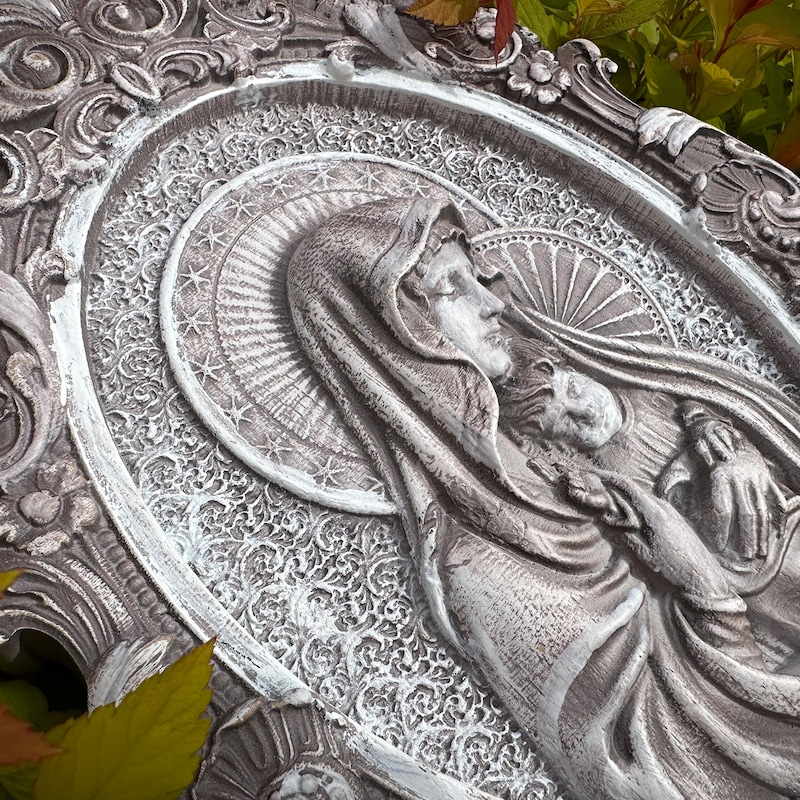 Virgin Mary Icon - Etsy