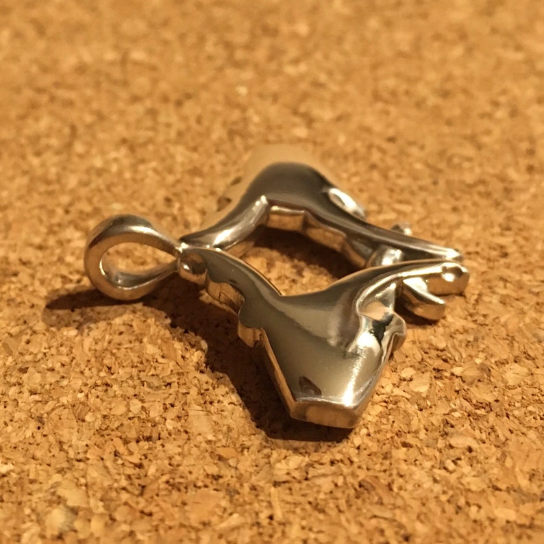 REGGAE Unity and Oneness Silver Pendant. Holy Trinity Symbol Seal of ...