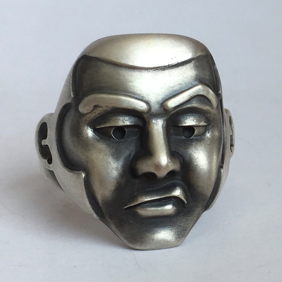 SKINHEAD Face Ring. Faithful and Realistic Reproduction of an - Etsy