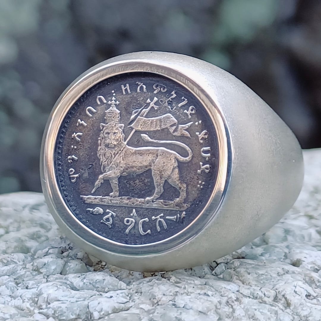 100 Years Old Lion of Judah. Ethiopian Design Dating From 1903. Classic ...