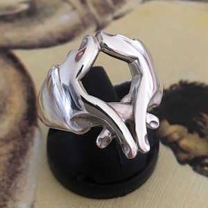 REGGAE Unity and Oneness Ring. Holy Trinity Symbol Seal of Solomon Hand ...