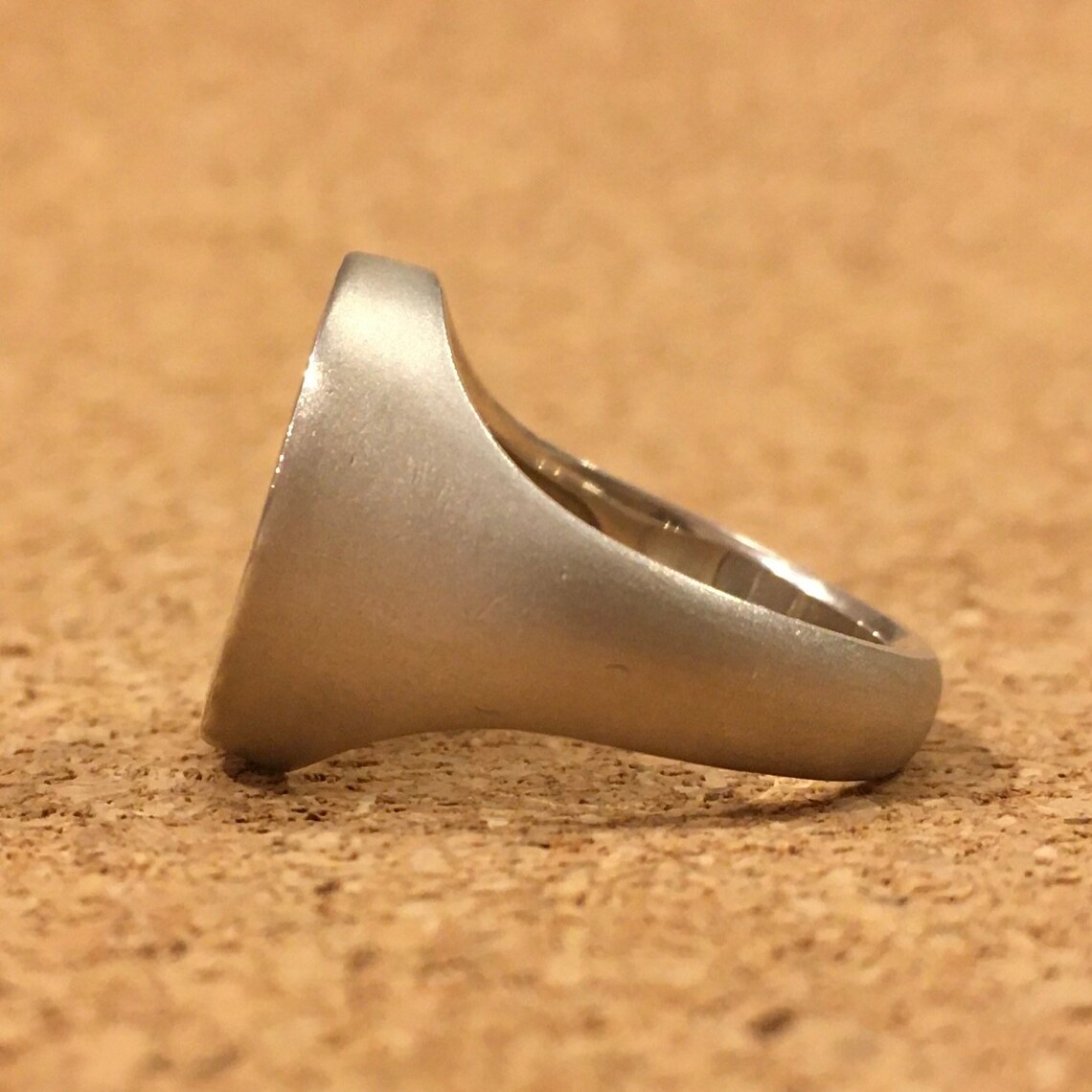 Emperor Selassie I Signet Ring. Textured Band and Blackened - Etsy