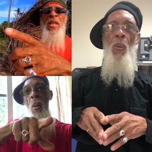 REGGAE Unity and Oneness Ring. Holy Trinity Symbol Seal of Solomon Hand ...