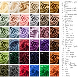 Satin Fabric Samples / Swatches - Etsy