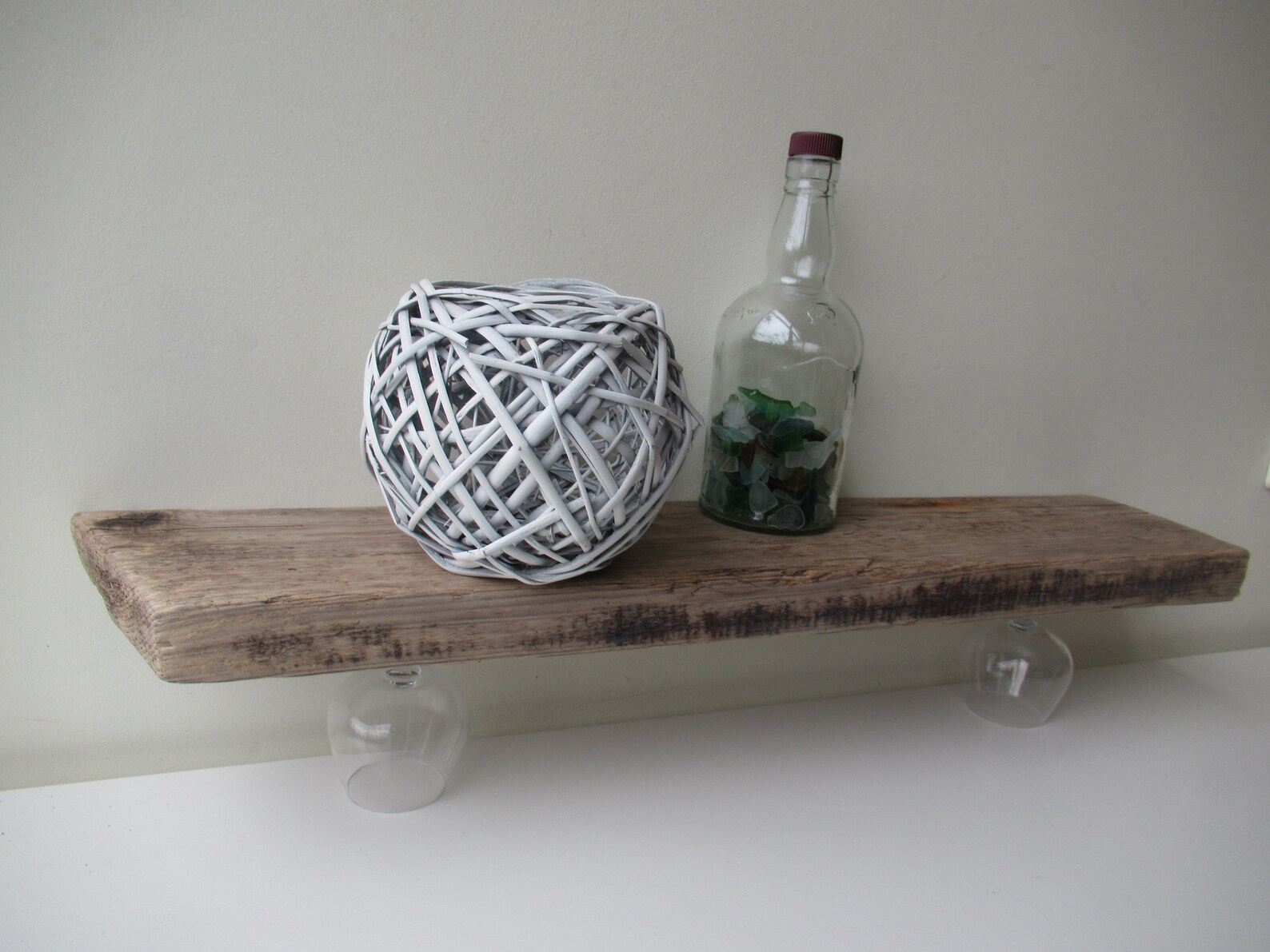 Driftwood Shelf 29 Floating Shelf Beach House Entryway | Etsy