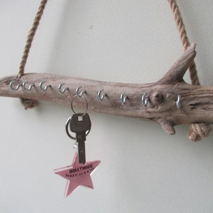 Eye Catching Driftwood Key Holder - Driftwood Jewelry Display - Key ...