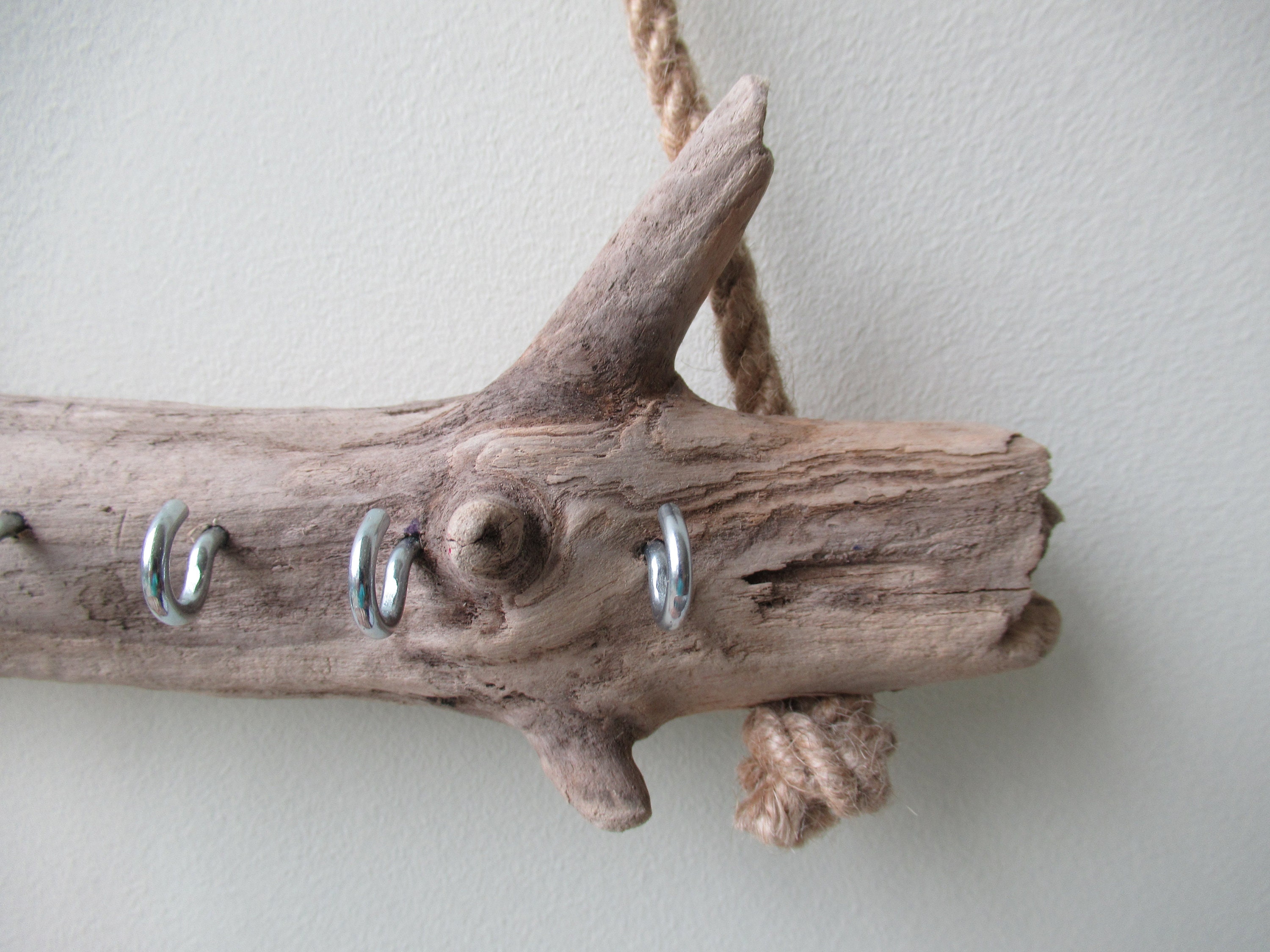 Eye Catching Driftwood Key Holder Driftwood Jewelry Display | Etsy