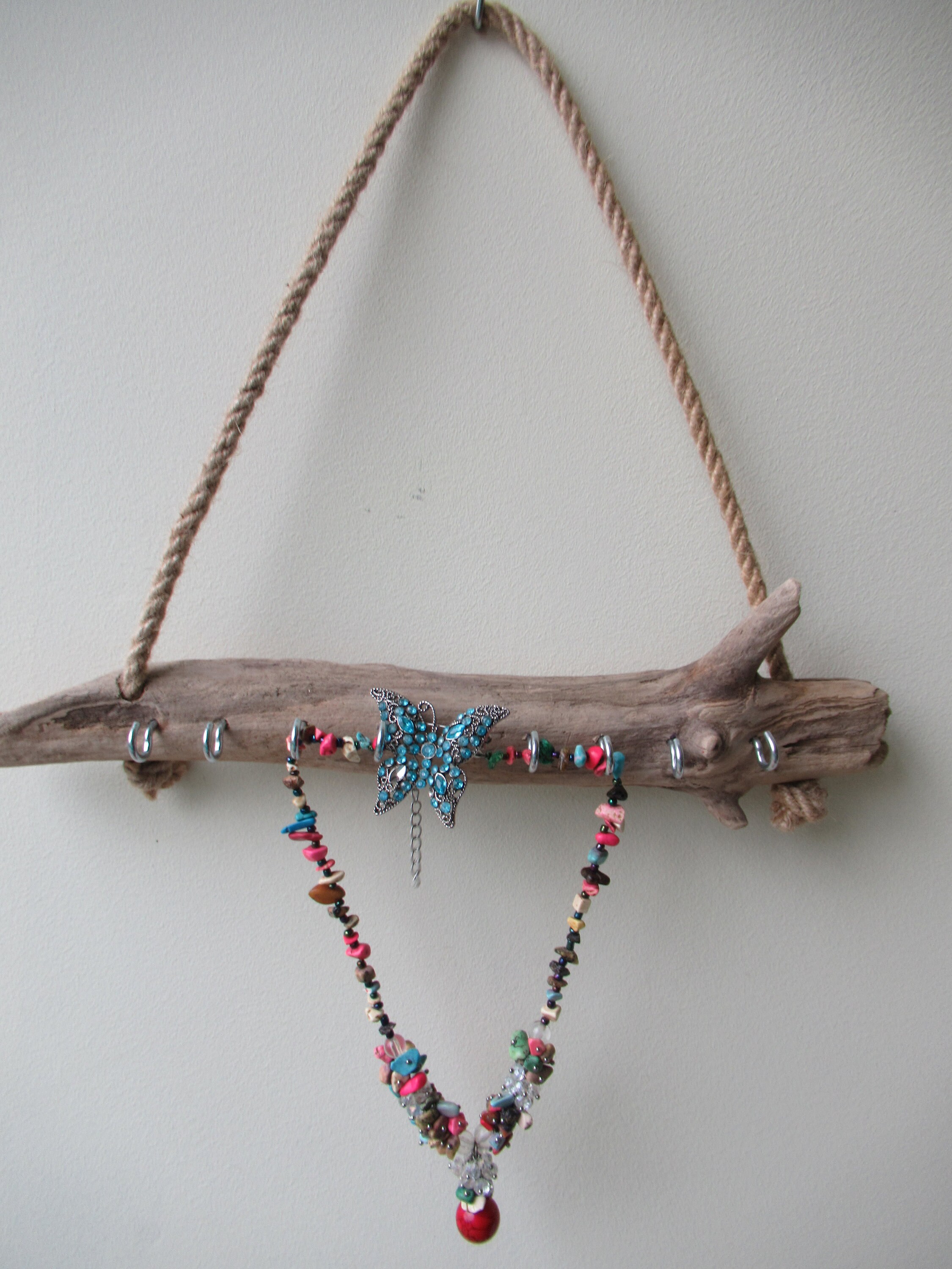 Eye Catching Driftwood Key Holder Driftwood Jewelry Display | Etsy