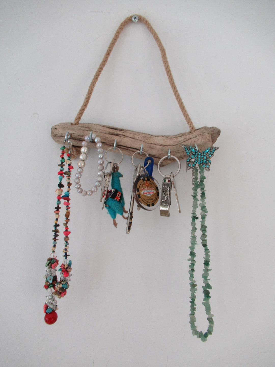 Amazing Key Holder for Wall, Driftwood Key Rack, Key Hanger, Wall ...
