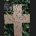 Our Father Prayer in Polish Language Designed in Shape of a Cross ...