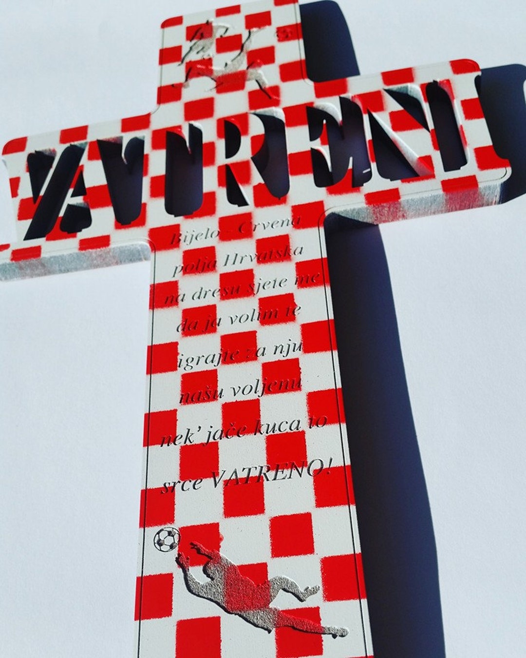 Vatreni Soccer Cross - Etsy