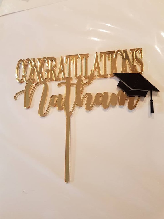 Graduation cake topper | Etsy