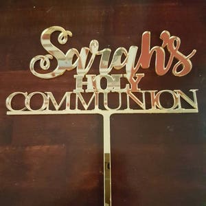 Religious Cake Topper Acrylic Cake Topper for Christening - Etsy