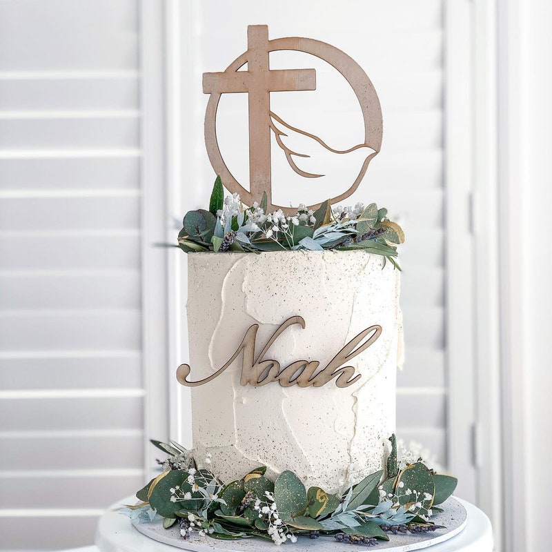 Confirmation Cake Topper - Etsy