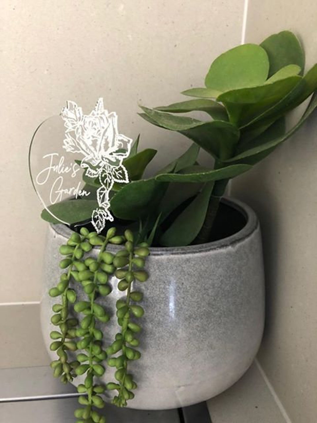 Personalised Planting Sticks, Mother's Day Flower Pot Message Sticks ...