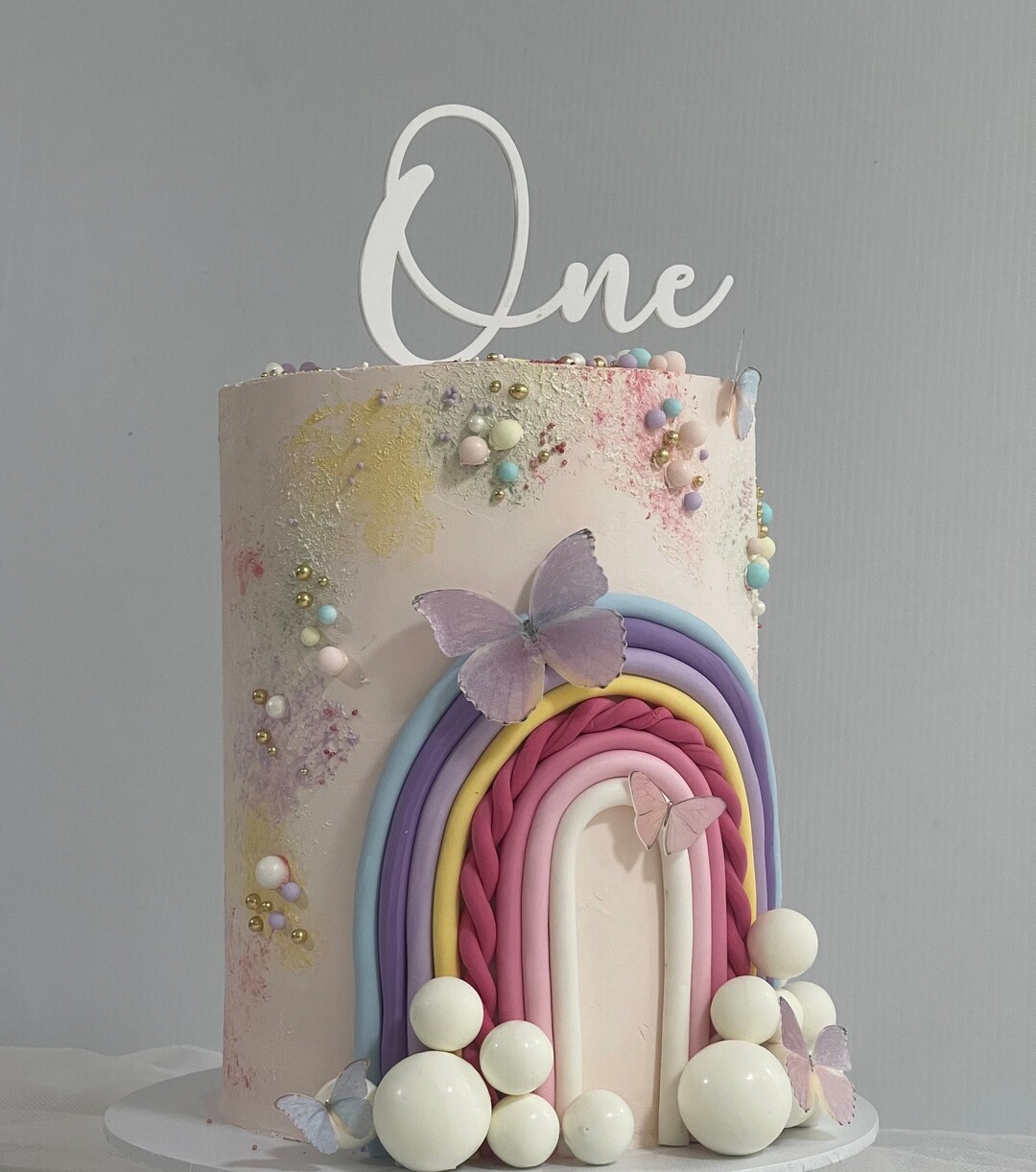 One Cake Topper ONE - Etsy