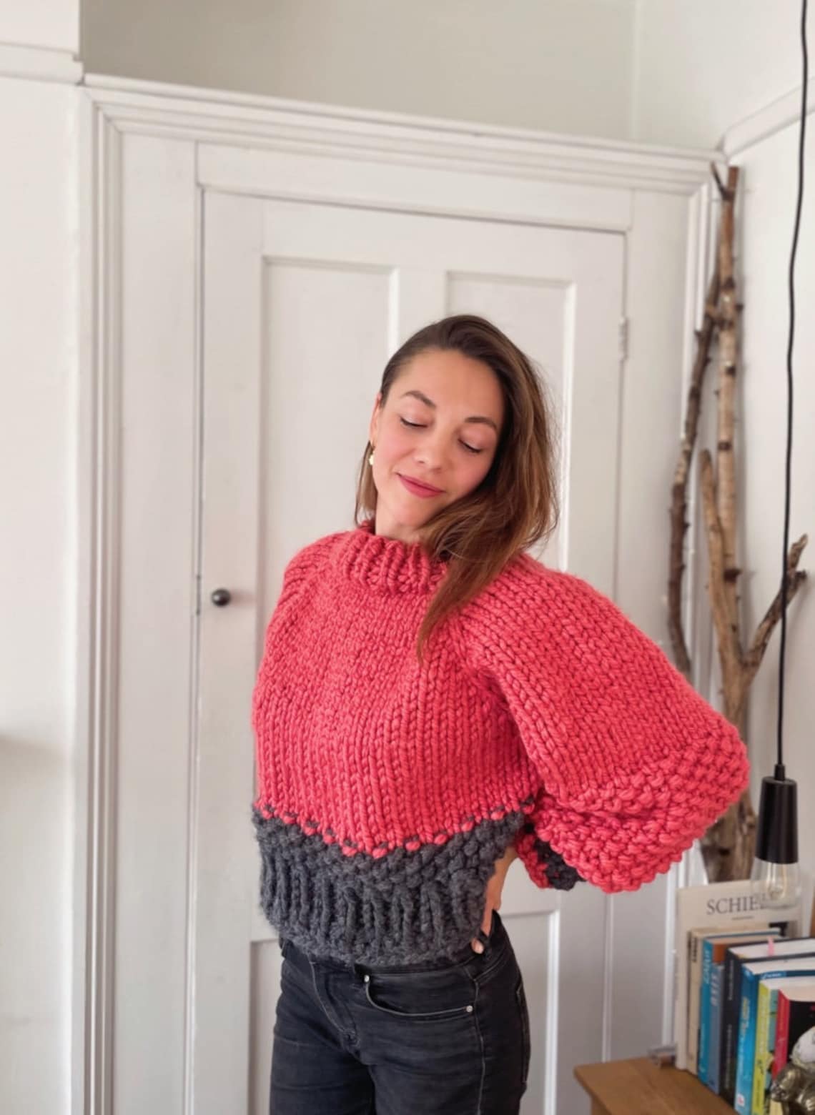 Chunky Knit Wool Jumper. Cute Alpaca Sweater. Slow Fashion Outfit. Gift ...