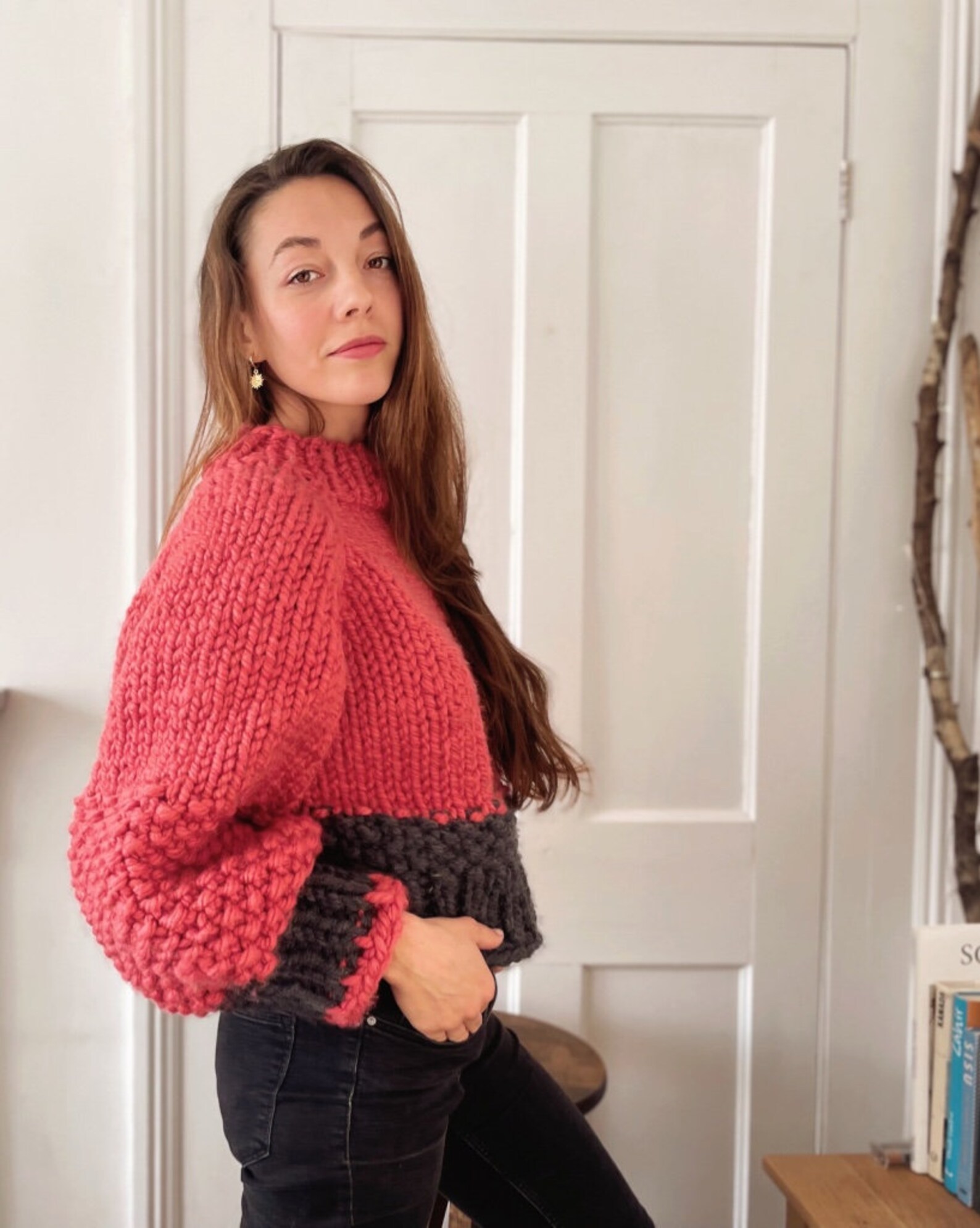 Chunky Knit Wool Jumper. Cute Alpaca Sweater. Slow Fashion Outfit. Gift ...
