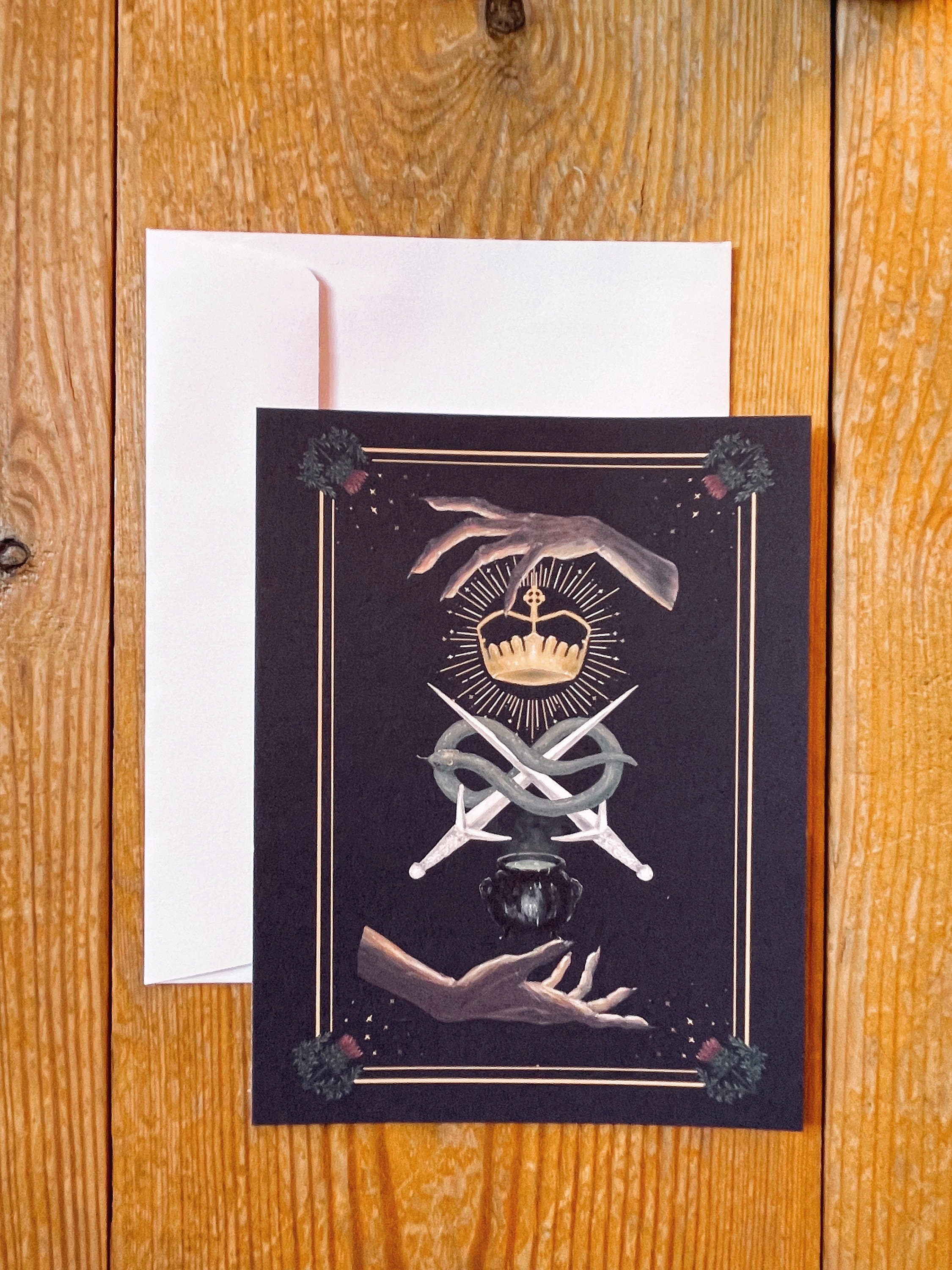 Macbeth Card. Witches Cauldron Card. Celestial Serpent Card.macbeth ...