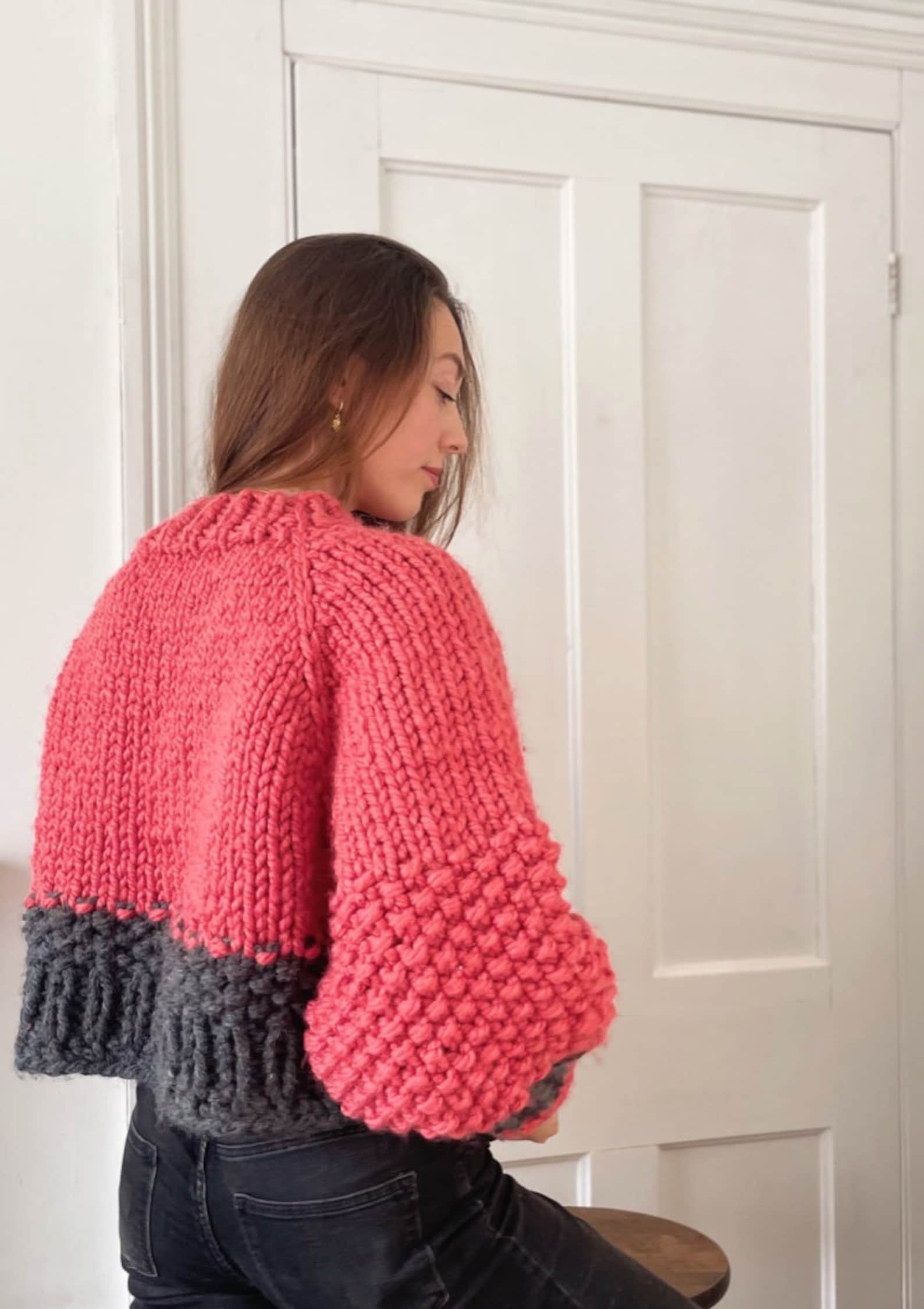 Chunky Knit Wool Jumper. Cute Alpaca Sweater. Slow Fashion Outfit. Gift ...