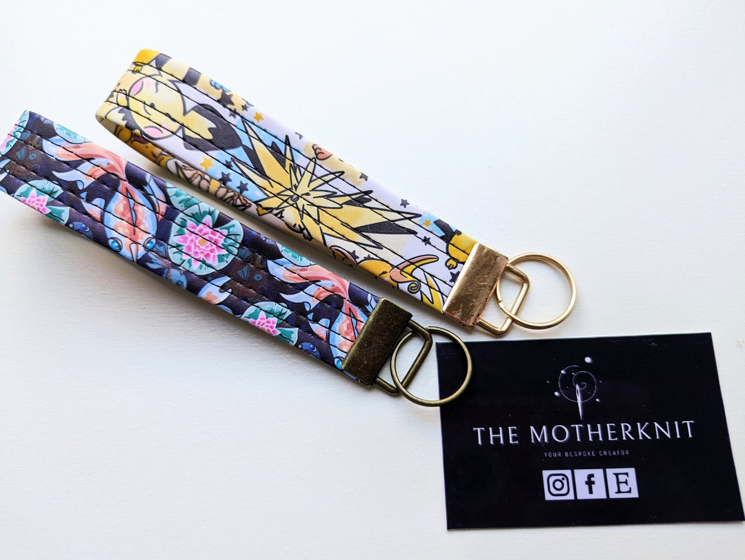 Anime Magikarp Pikachu Pokemon Keyring Wrist Strap - Etsy UK