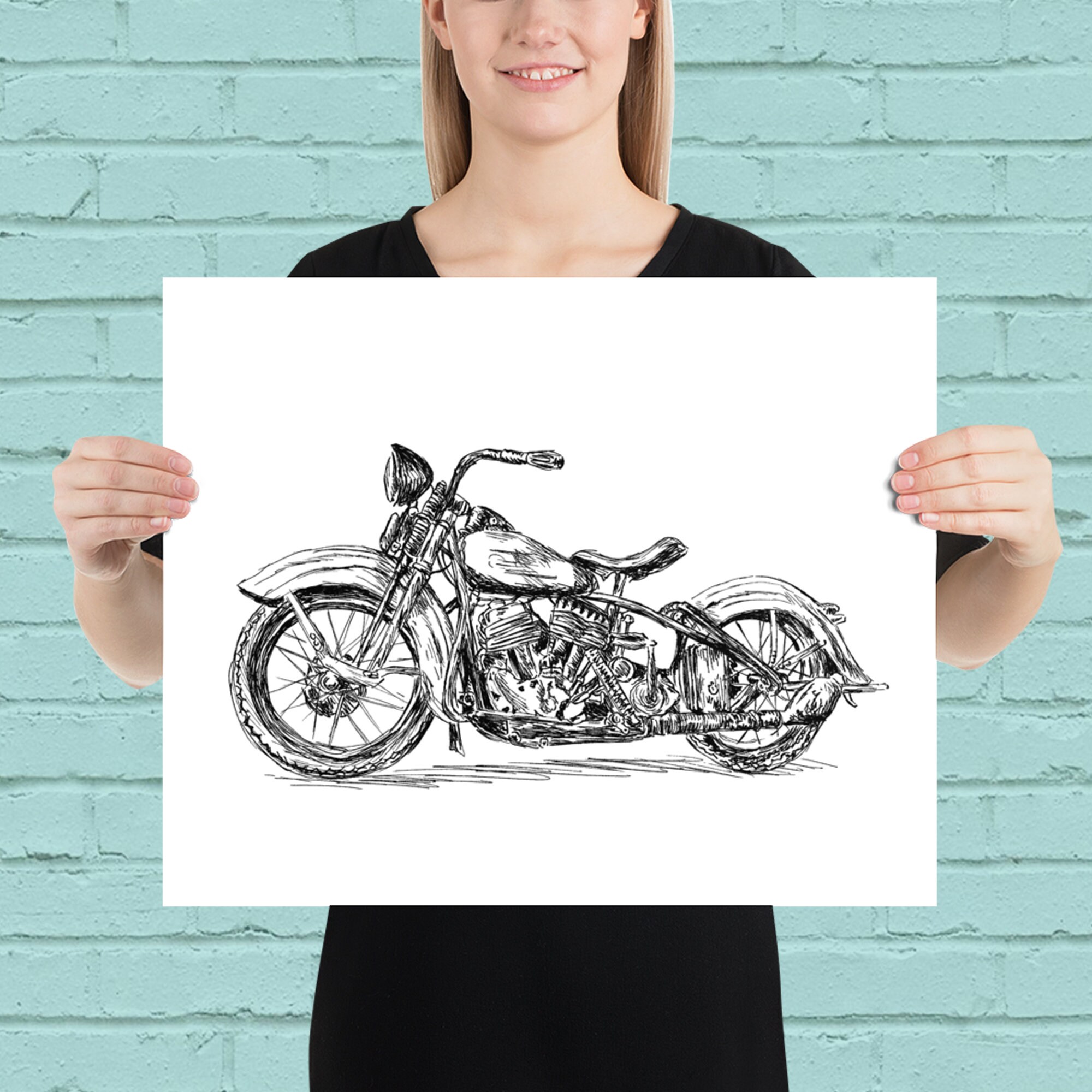 Digital Download Art Prints Retro Style Print Printable Wall | Etsy