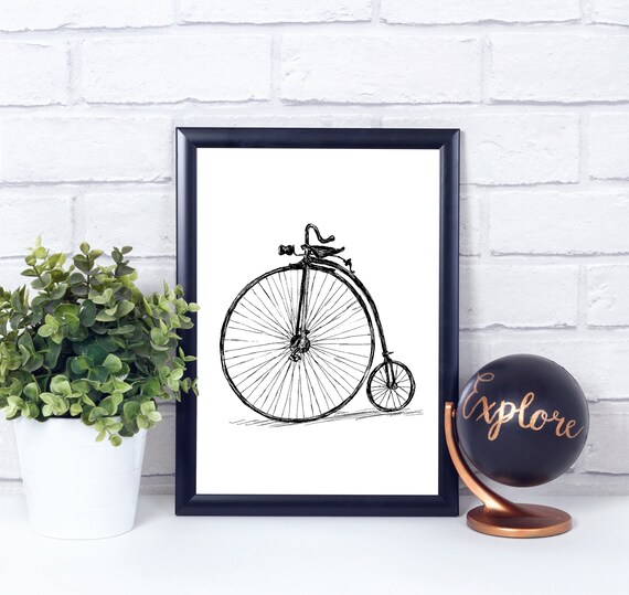 Digital Download Art Prints Retro Style Print Printable Wall | Etsy